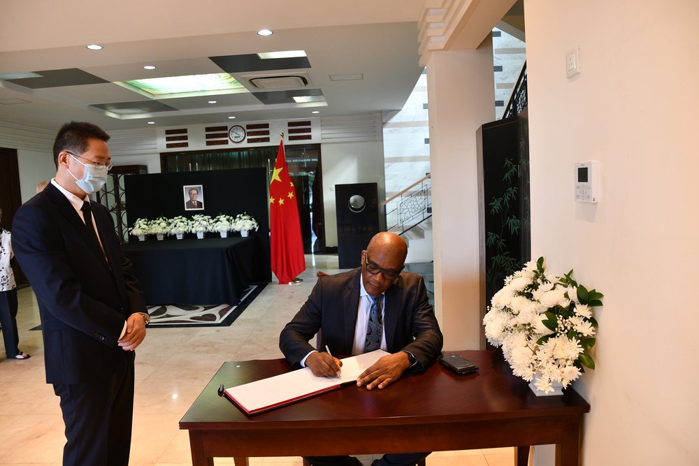 Minister Campbell pens his condolence on the passing of former Chinese ...